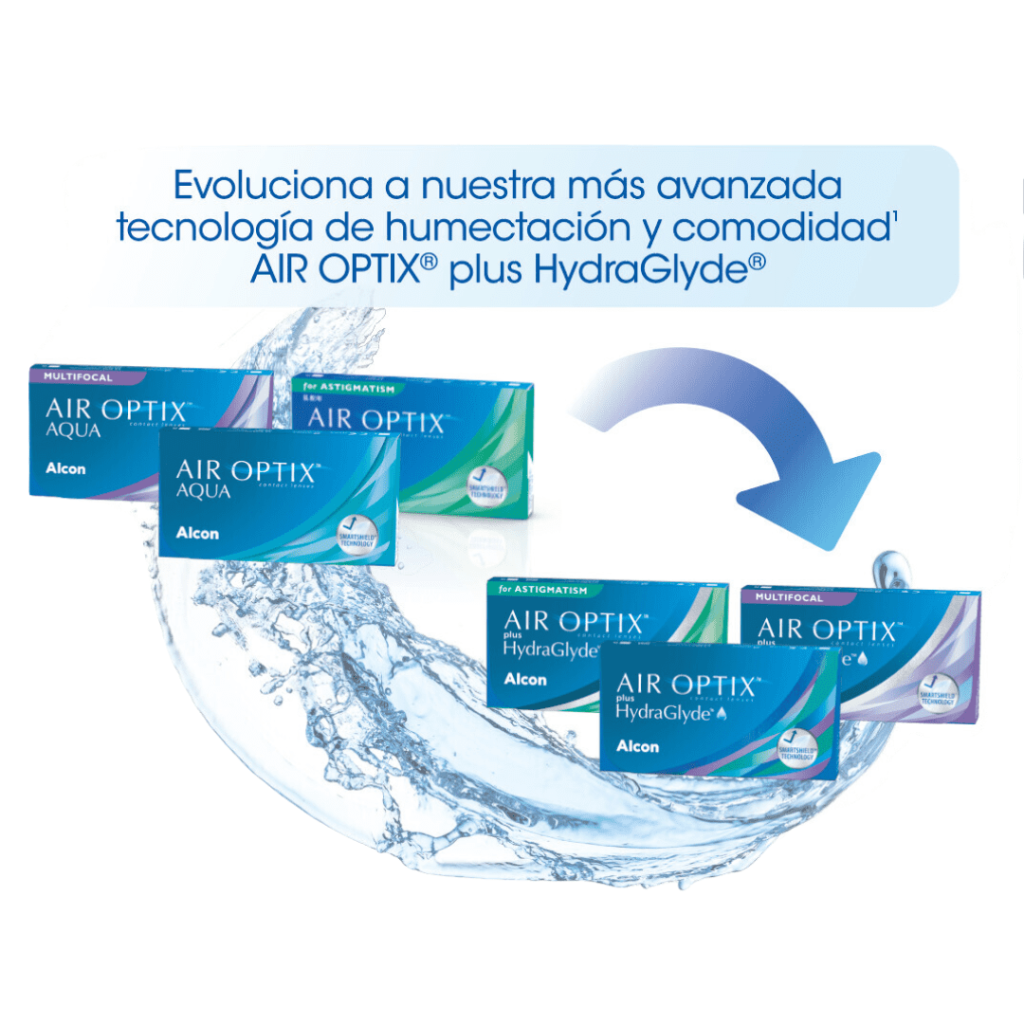 Air Optix Plus HydraGlyde – Astigmatismo 1 año – Prisma Visión